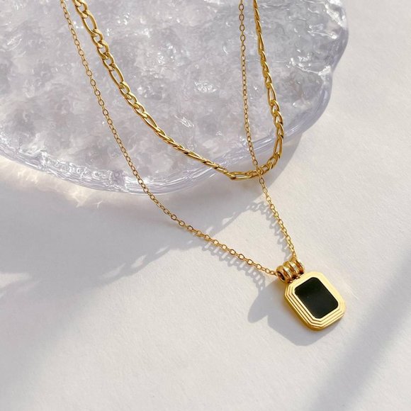 Lumini Jewelry | Jewelry | Ava Necklace 8k Gold Plated On Stainless ...
